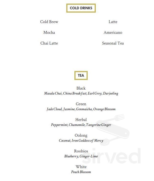 Menu - Chicago IL's Dollop Coffee Co. | Sirved