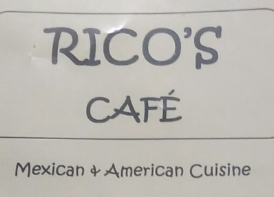 Menu for Rico Cafe in Mason, TX | Sirved