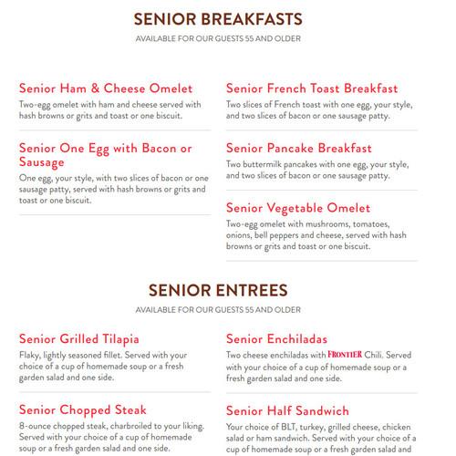 Jim's Restaurant menu in San Antonio, Texas, USA