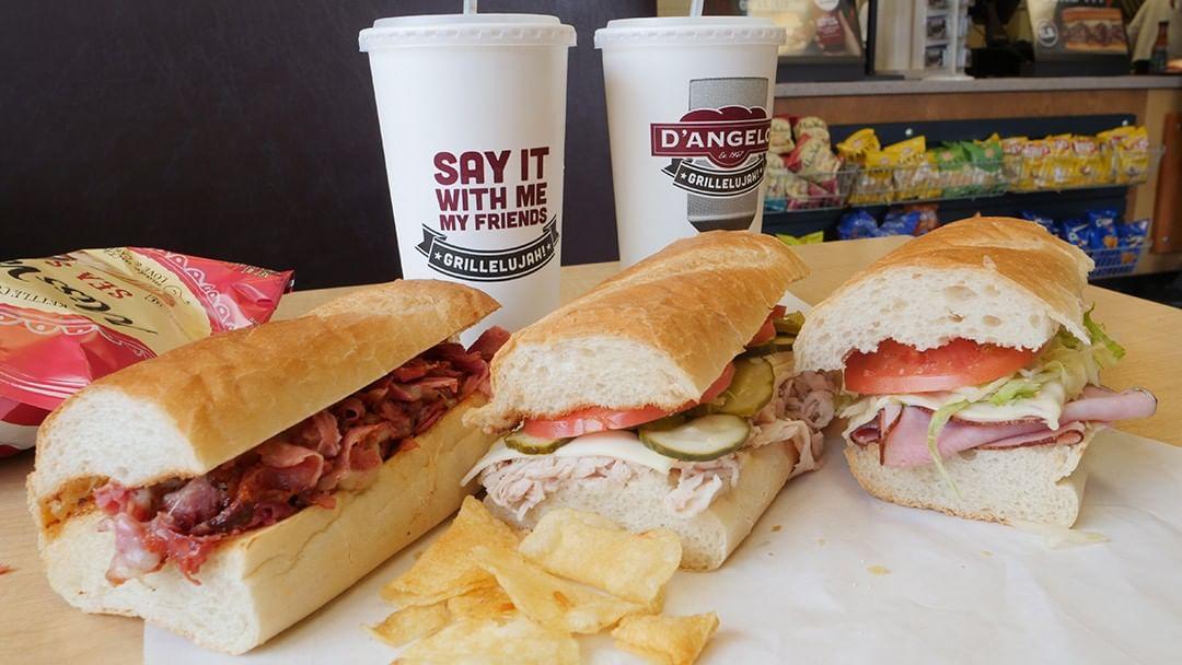 D'Angelo Grilled Sandwiches menu in New Bedford, Massachusetts, USA