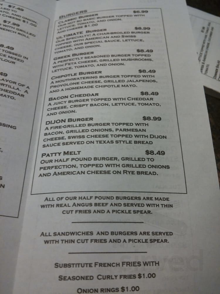 Menu - Lyons IL's Hall of Fame Sports Grill | Sirved