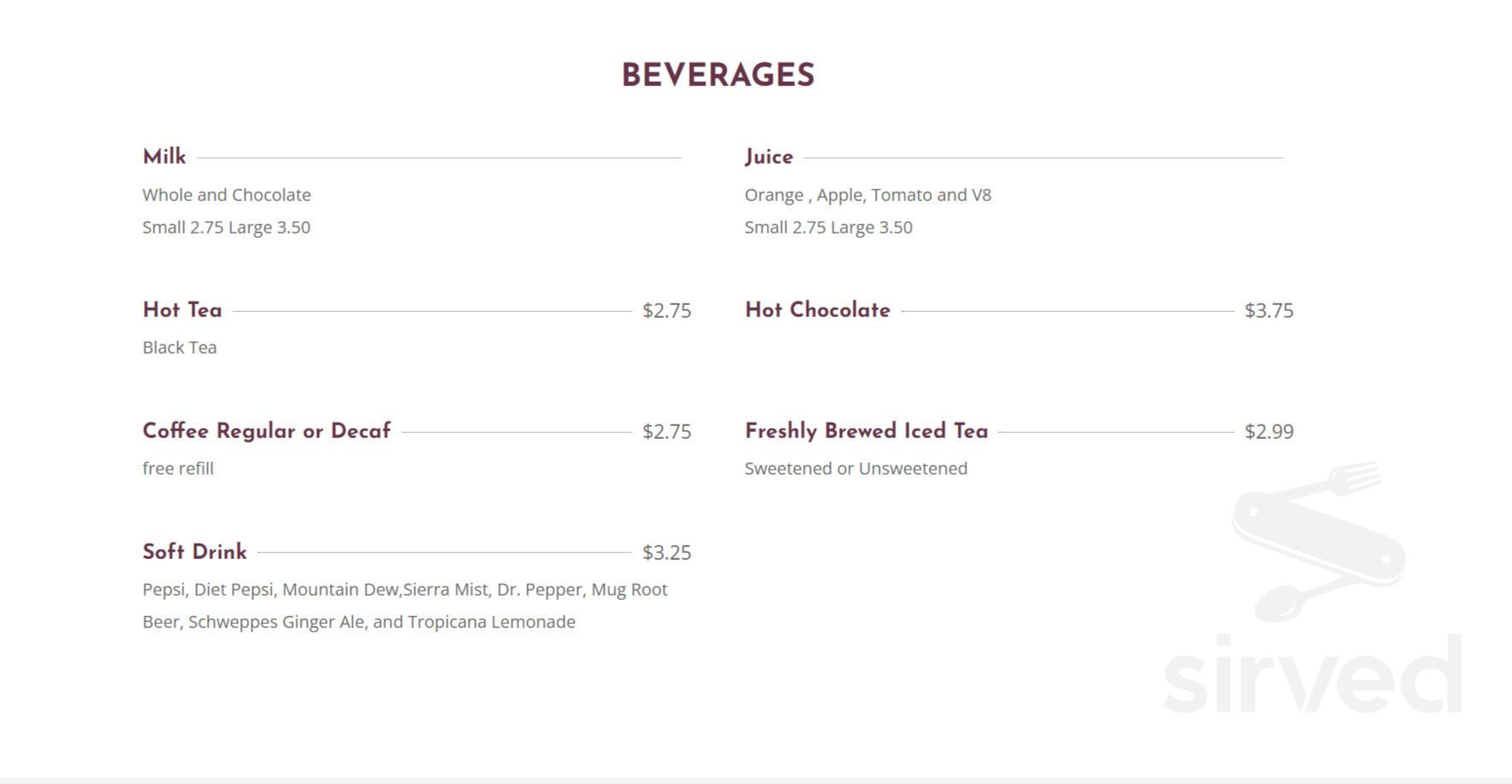 Papermill Place menu in Winchester, Virginia, USA