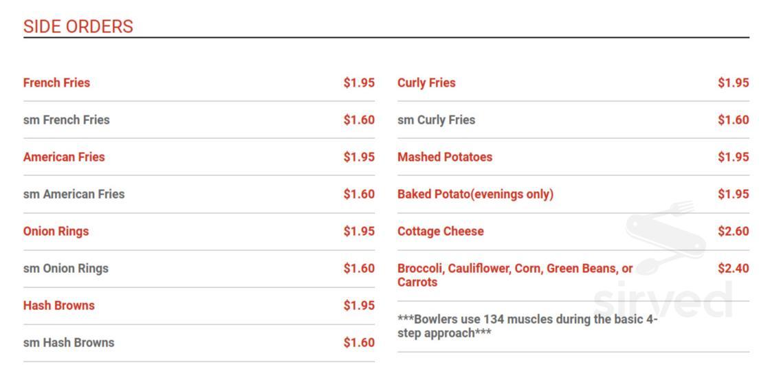 Cookie's Bowl & Café menus in Alva, Oklahoma, United States