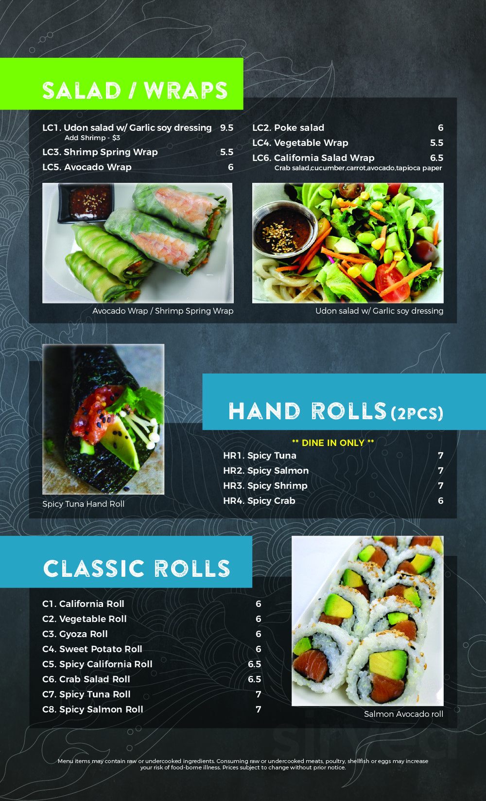 Koko Japanese Grill & Sushi Bar menus in Knoxville, Tennessee, United ...