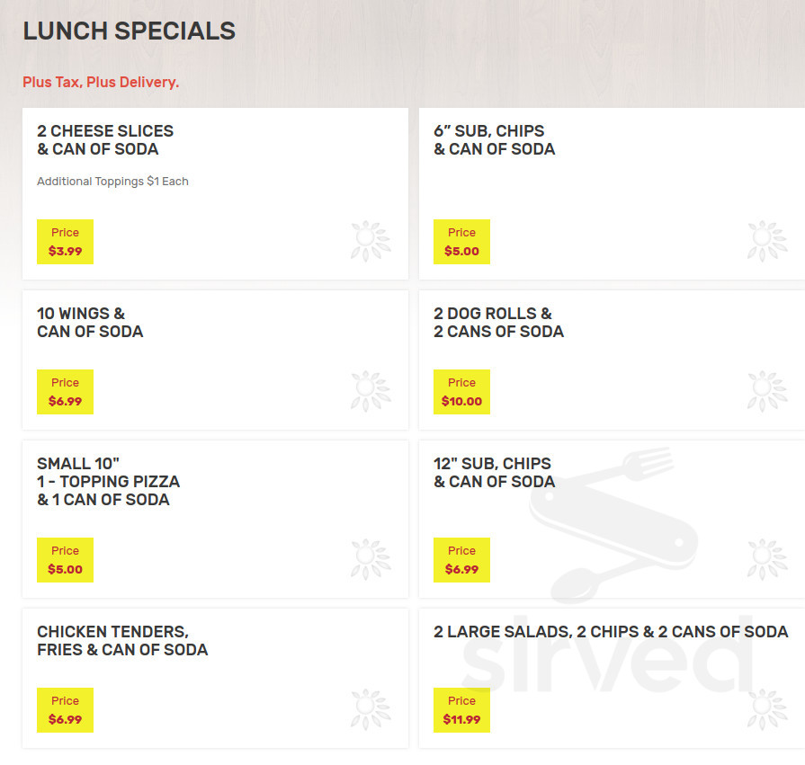 Largo Pizza menus in Largo, Florida, United States