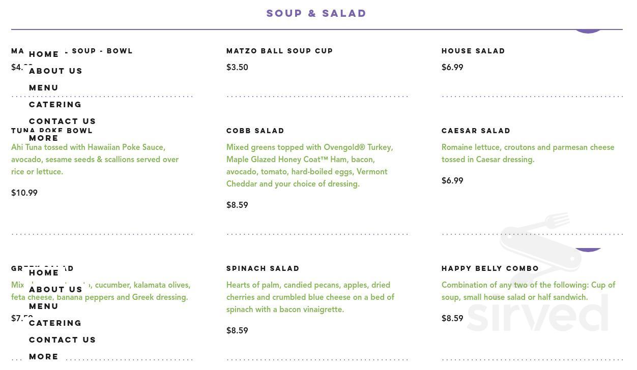 The Happy Deli menu in New Smyrna Beach, Florida, USA