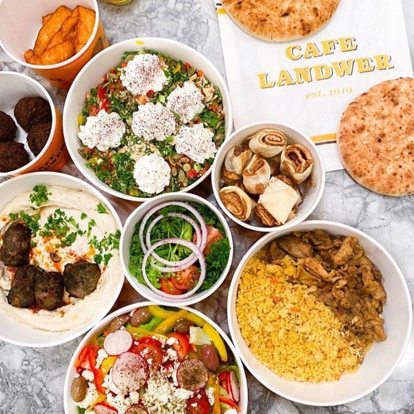 Cafe Landwer menu in Boston, Massachusetts, USA
