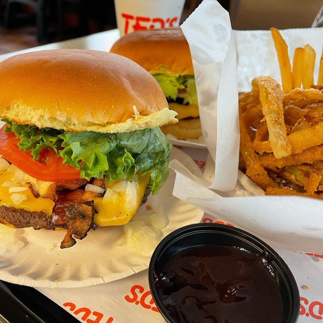 Ted's Hot Dogs menu in Tempe, Arizona, USA