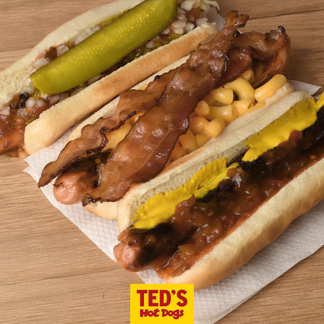 Ted's Hot Dogs menu in North Tonawanda, New York, USA