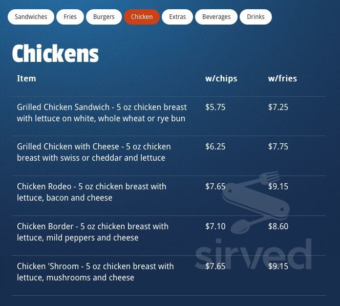 Menu - East Lansing MI's The Peanut Barrel | Sirved