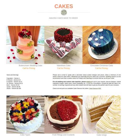 Hearthstone Artisan Bakery menu in Nanaimo, British Columbia, Canada