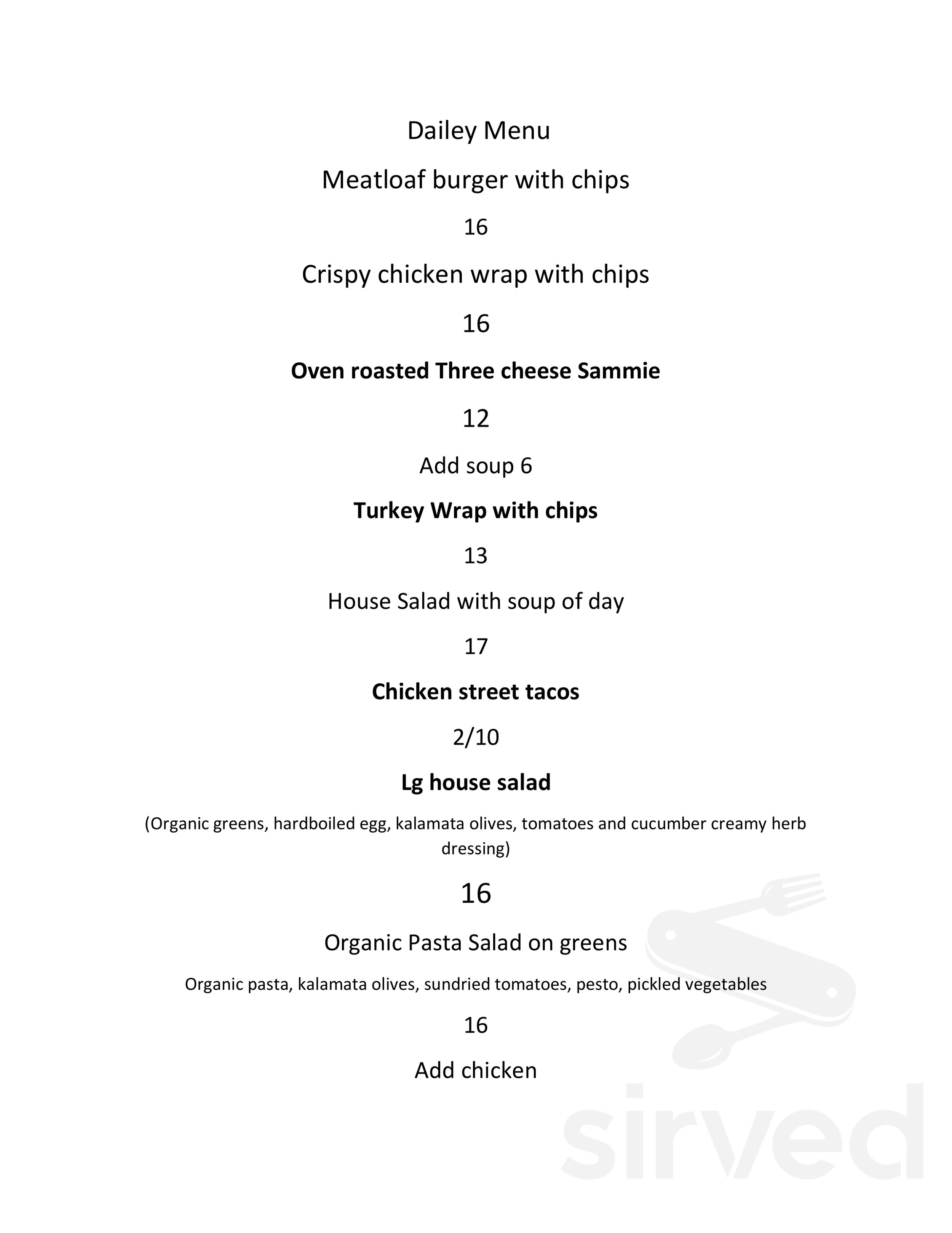 The Hearth Eatery & Catering menu in Kenai, Alaska, USA