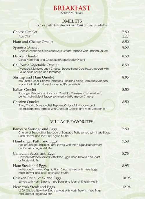 Café Bellini menu in Sparks, Nevada, USA