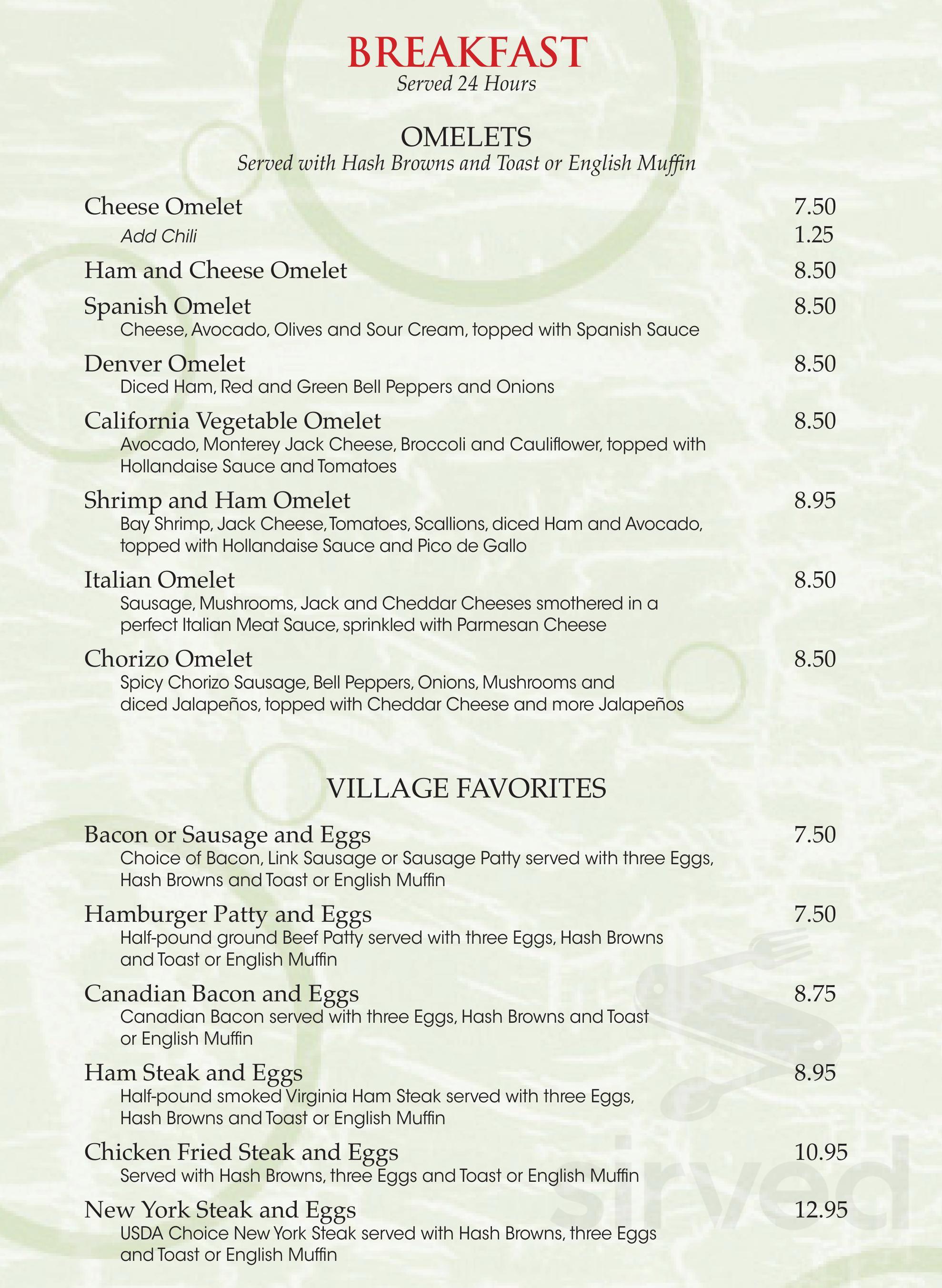 Café Bellini menu in Sparks, Nevada, USA