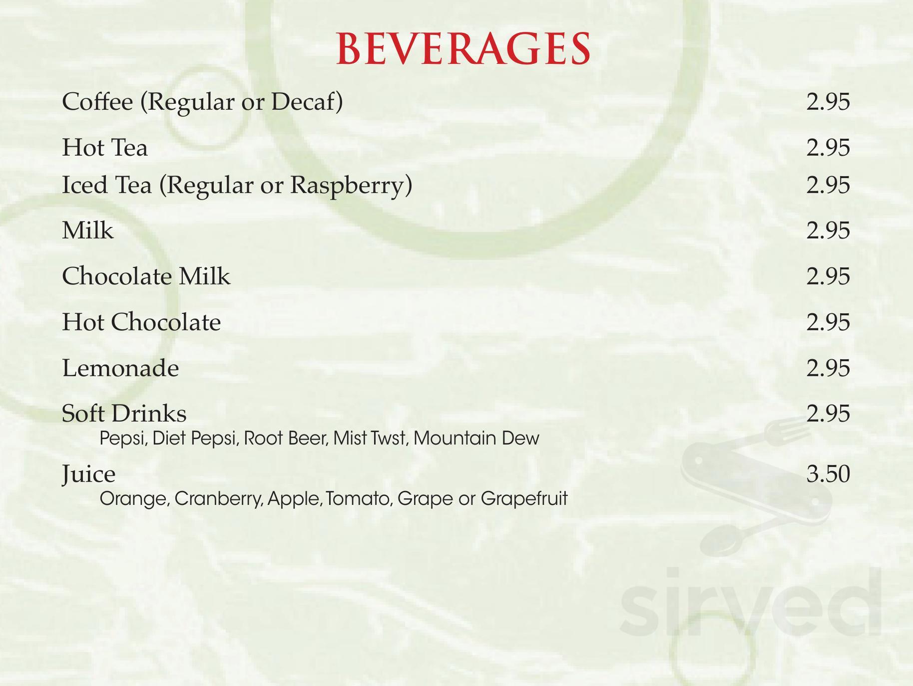 Café Bellini menu in Sparks, Nevada, USA