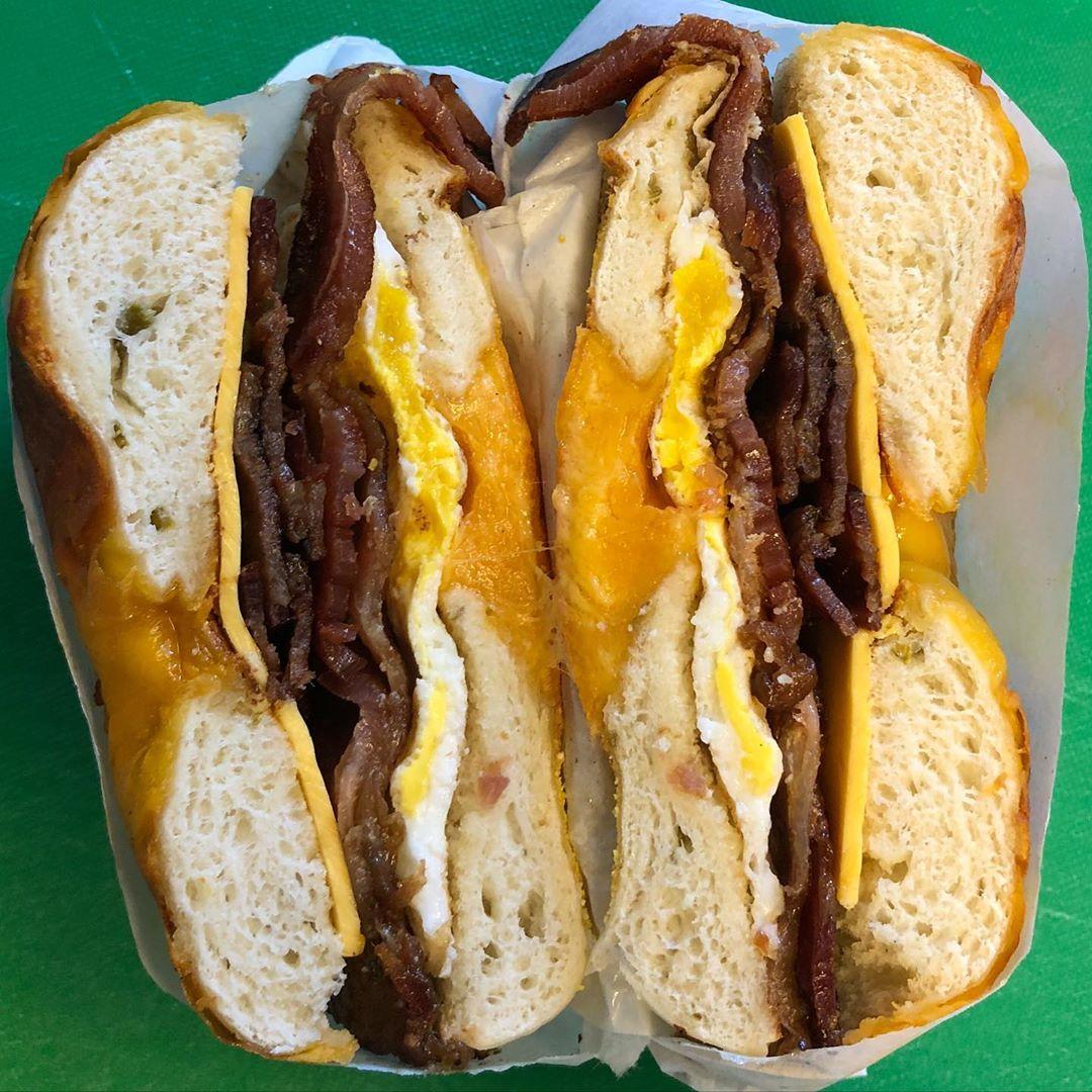 Bagel Corner menu in Salinas, California, USA