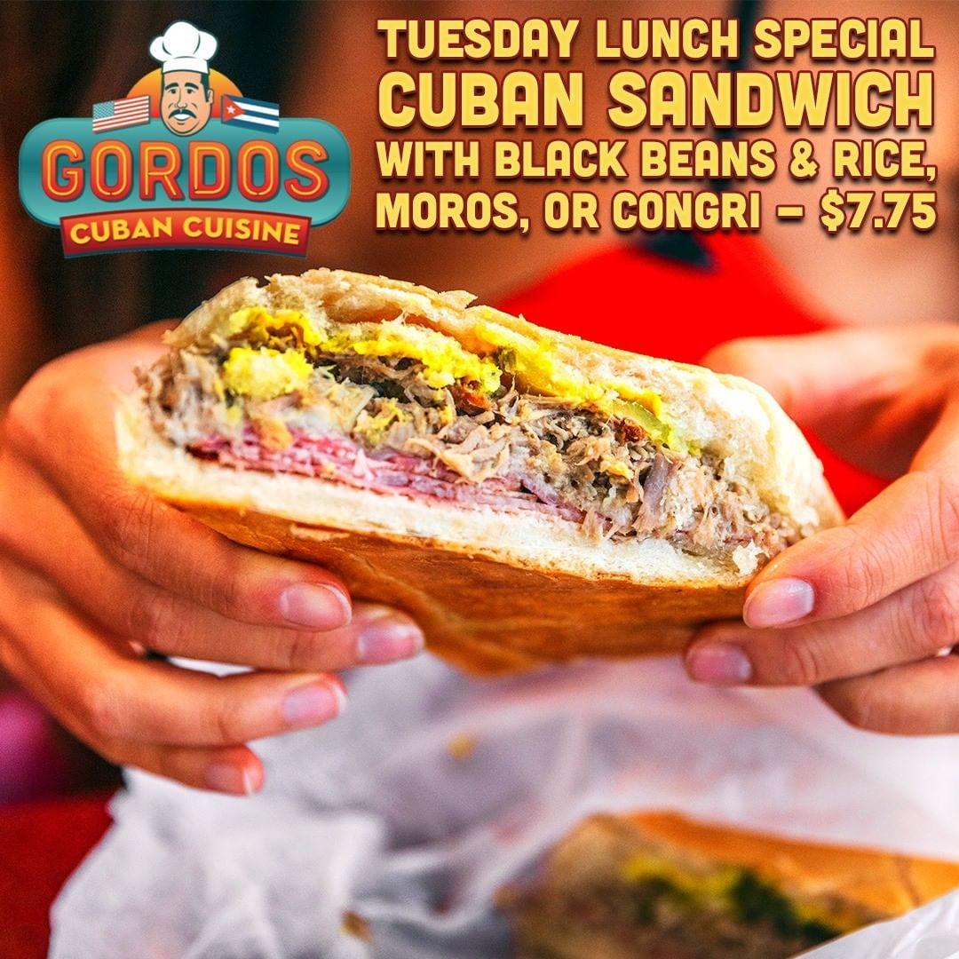Gordos menus in Tallahassee, Florida, United States