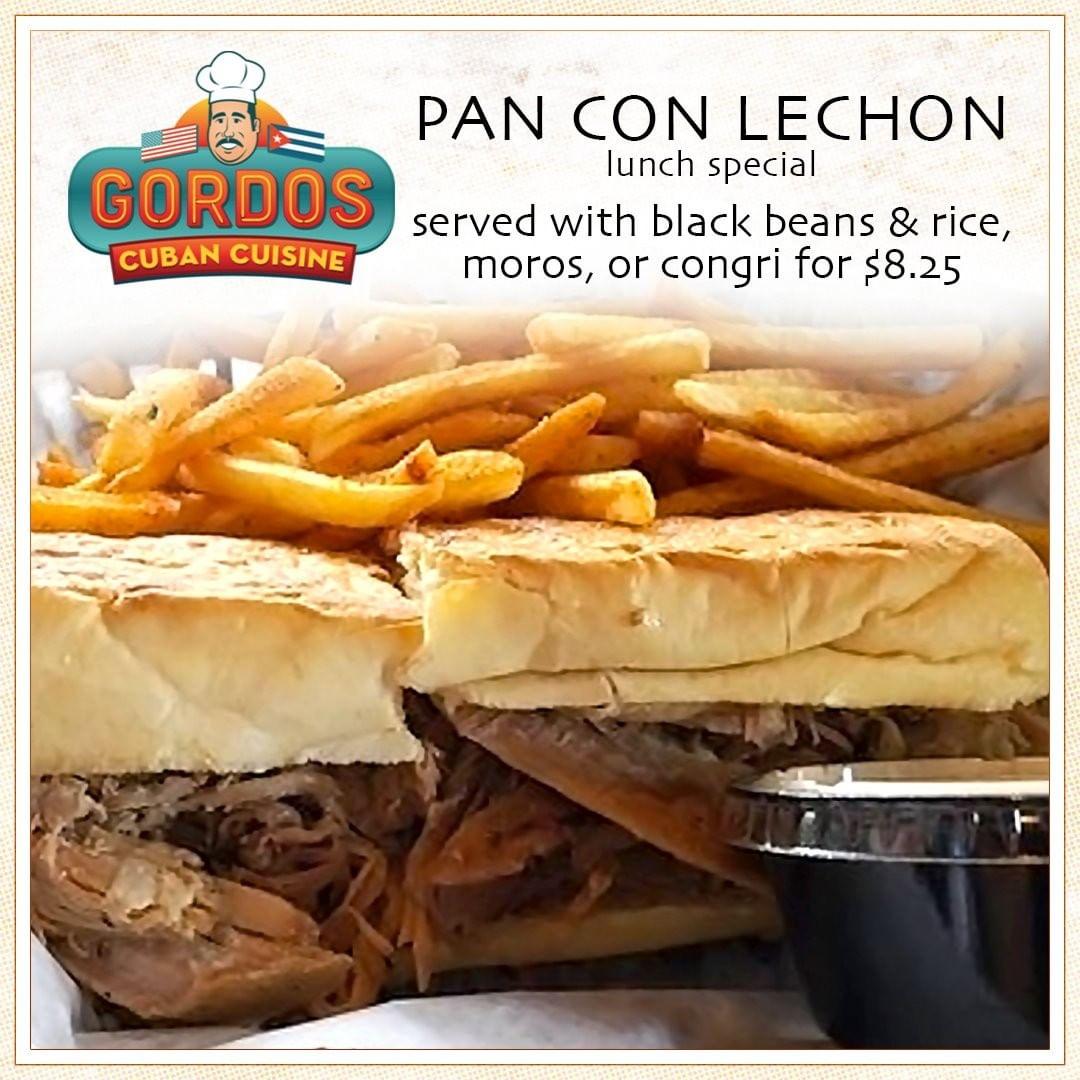 Gordos menus in Tallahassee, Florida, United States