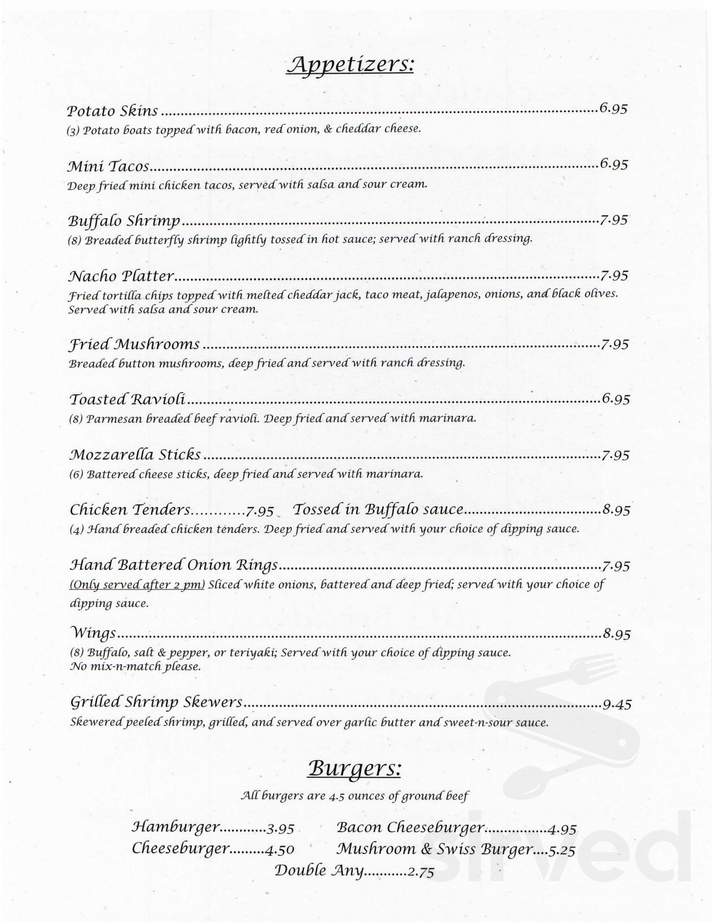 Broadway Bar & Grill menu in Highland, Illinois, USA