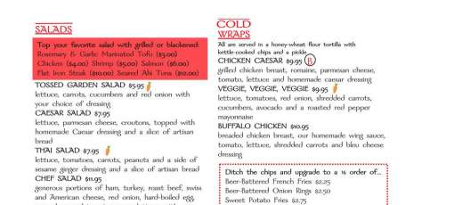 Menu for Man of Kent Tavern in Hoosick, NY | Sirved