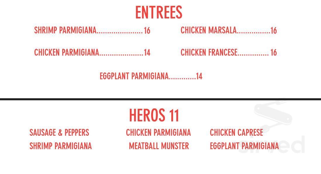 Menu - Long Island City NY's sLICe LIC Pizzeria | Sirved
