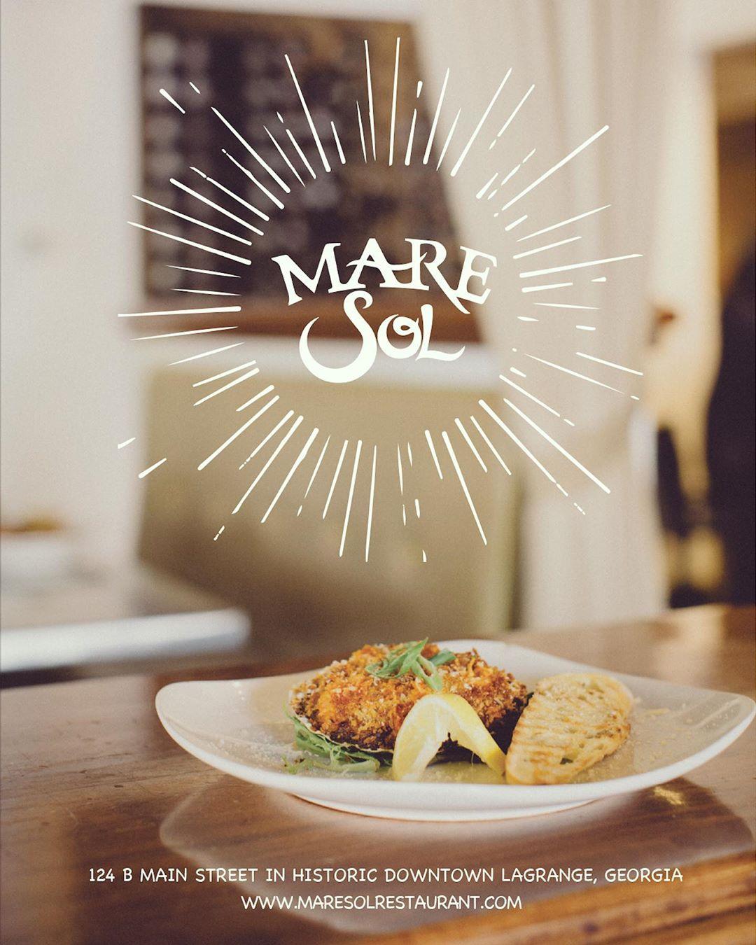 Mare Sol menu in LaGrange, Georgia, USA