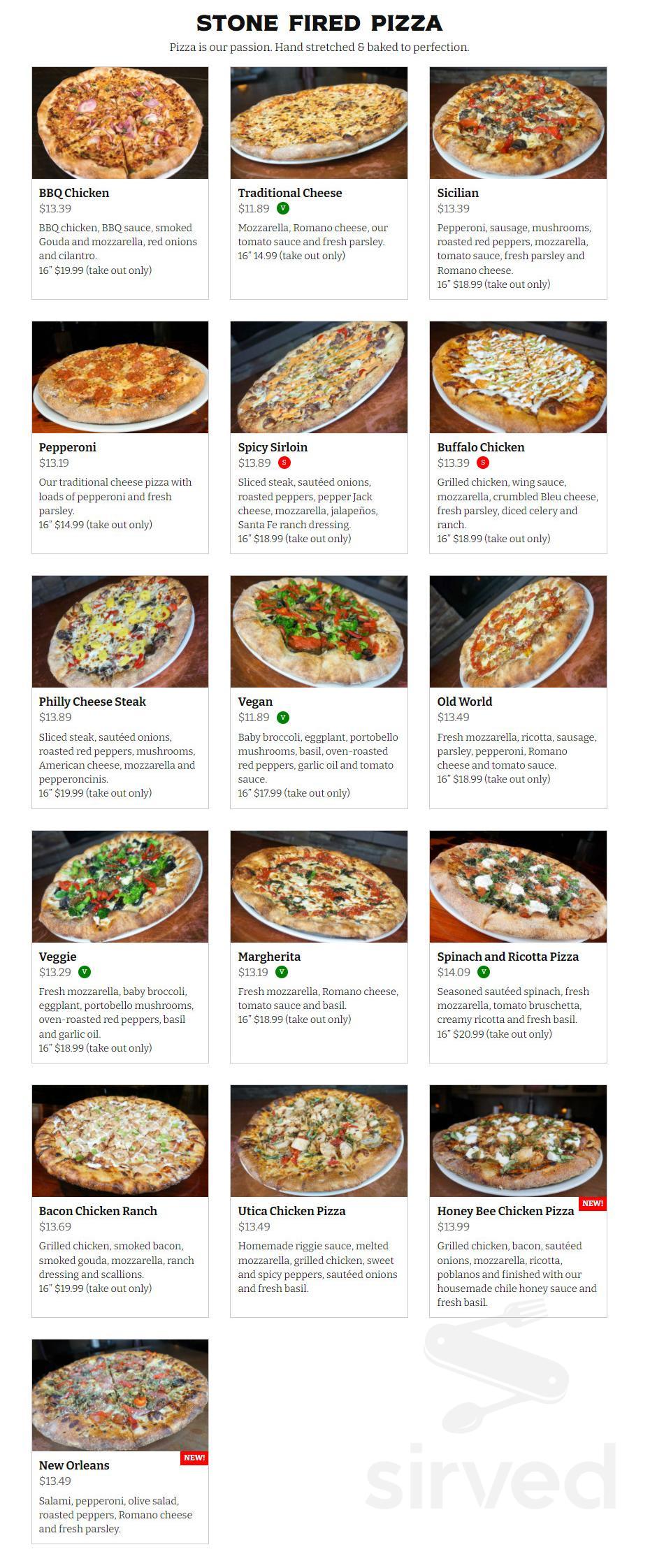 Menu for CopperTop Tavern Camillus in Syracuse, NY | Sirved