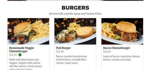 Menu for CopperTop Tavern Camillus in Syracuse, NY | Sirved