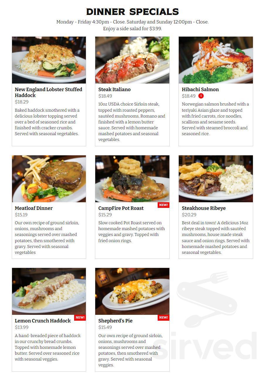 Menu for CopperTop Tavern Camillus in Syracuse, NY | Sirved