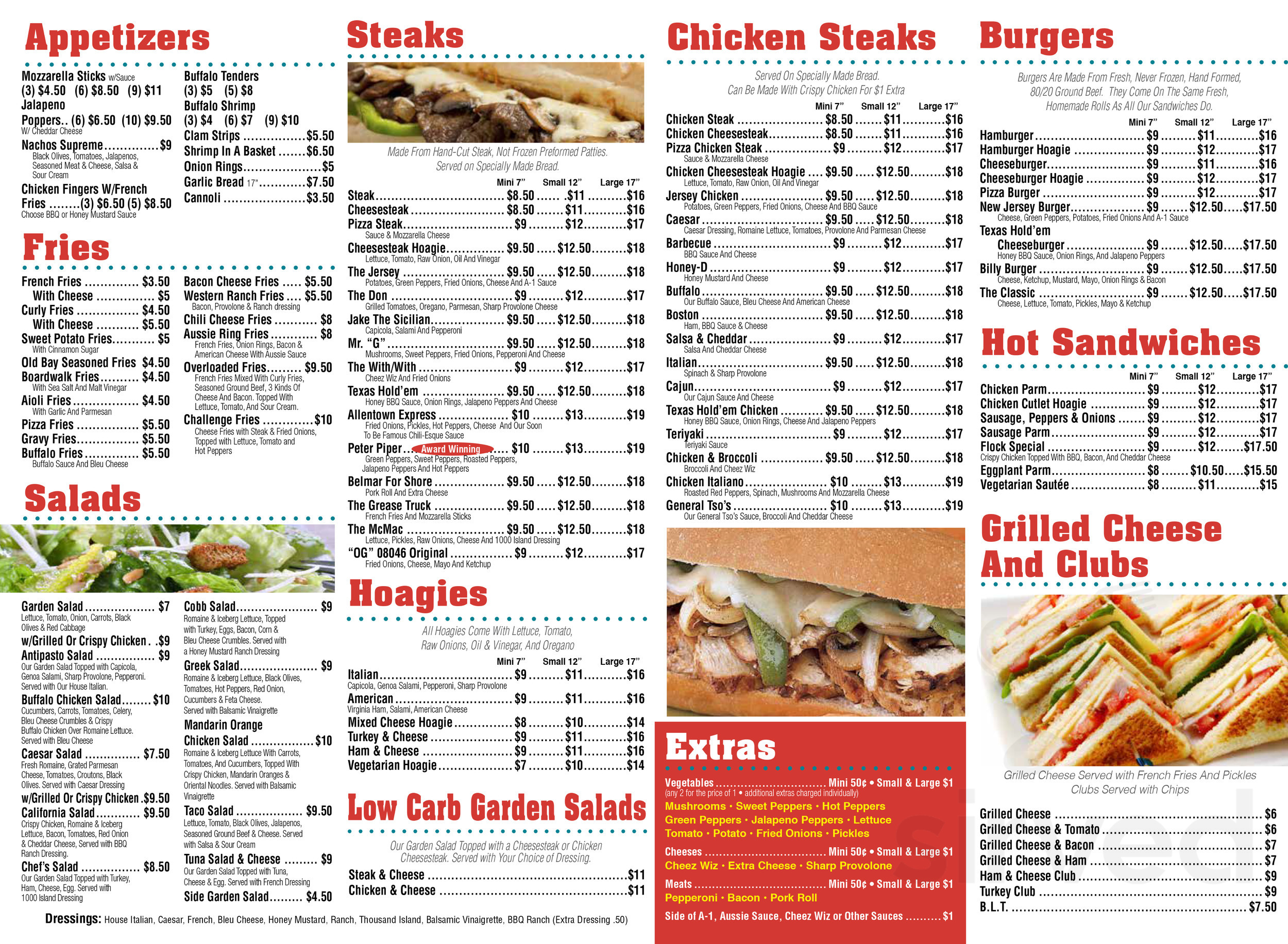 Gaetano's Cheesesteaks menus in Hamilton Square, New Jersey, United States