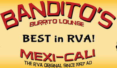 Menu for Bandito's Burrito Lounge in Richmond, VA | Sirved