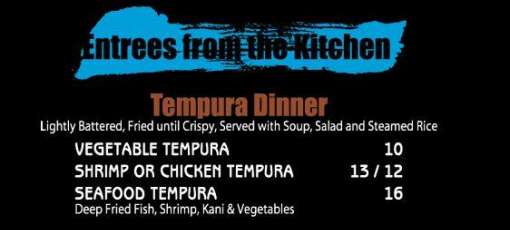 Menu for Samurai Sushi Hibachi Steakhouse in Strongsville, OH | Sirved