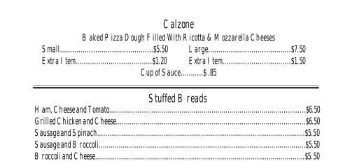 Menu for LoMonaco's Ristorante Italiano in Branford, CT | Sirved