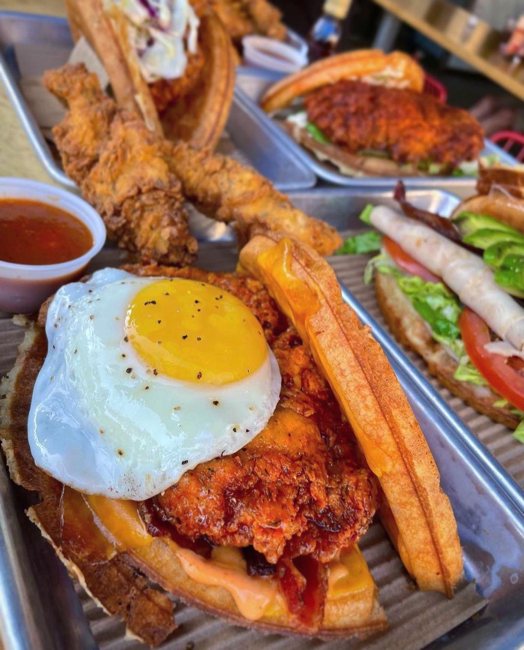 Bruxie menu in Brea, California, USA