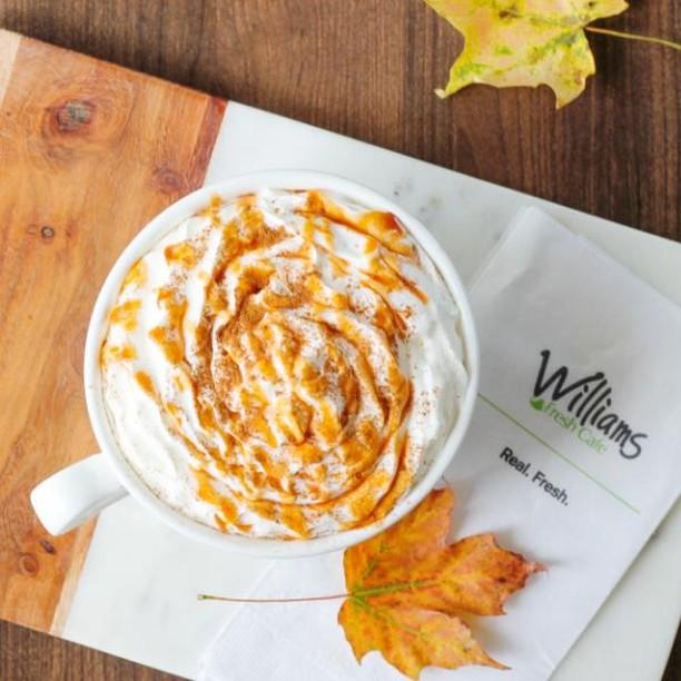 Williams Fresh Cafe menu in Hamilton, Ontario, Canada