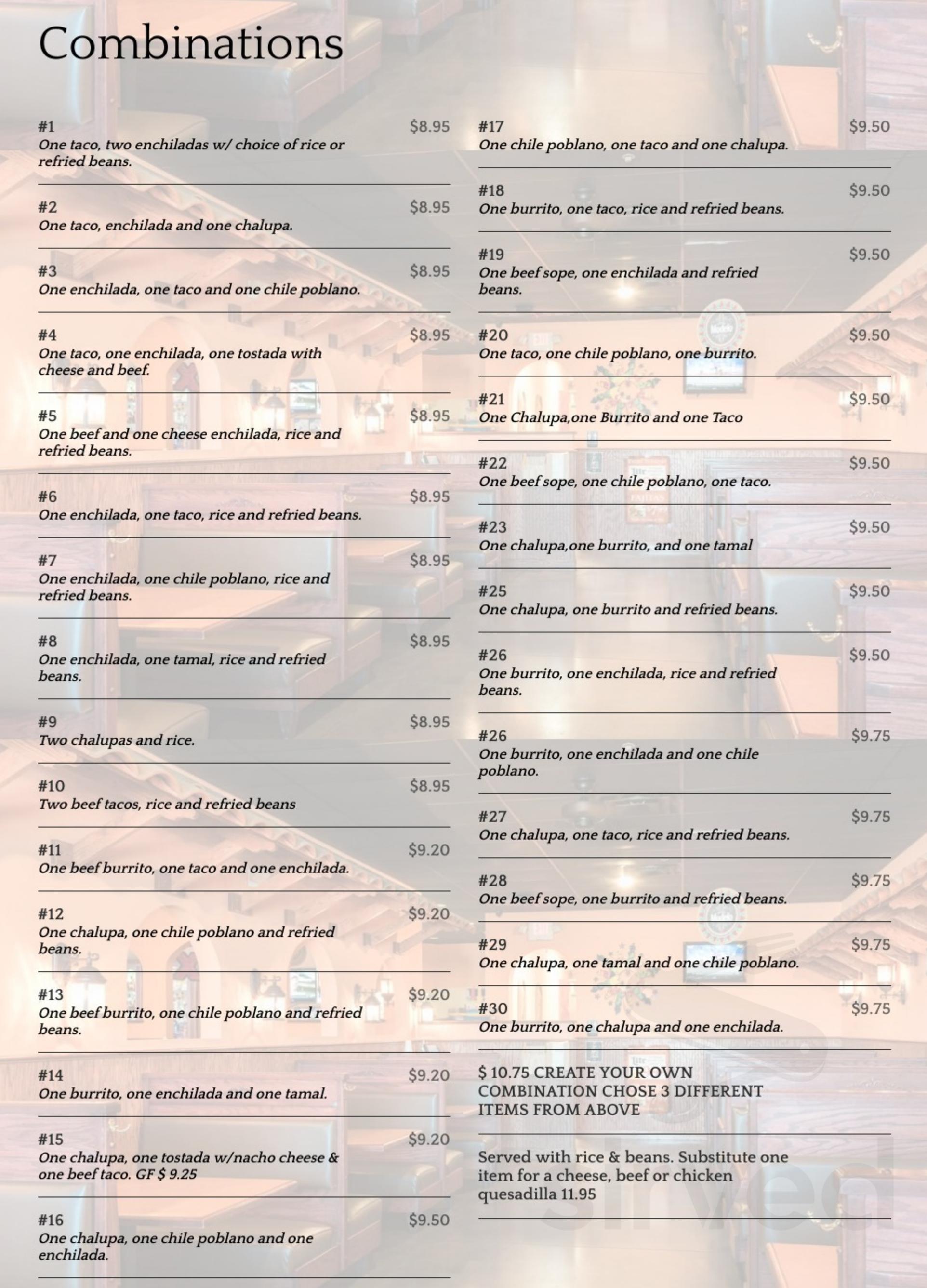 Charanda Mexican Grill and Cantina menus in Concord, North Carolina ...