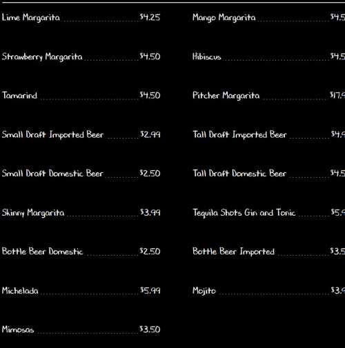 Mr Taco Loco MLK menu in Fayetteville, Arkansas, USA