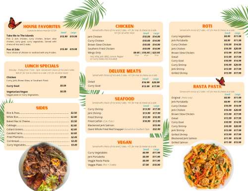 Caribbean Soul Bar & Grill menu in Acworth, Georgia, USA