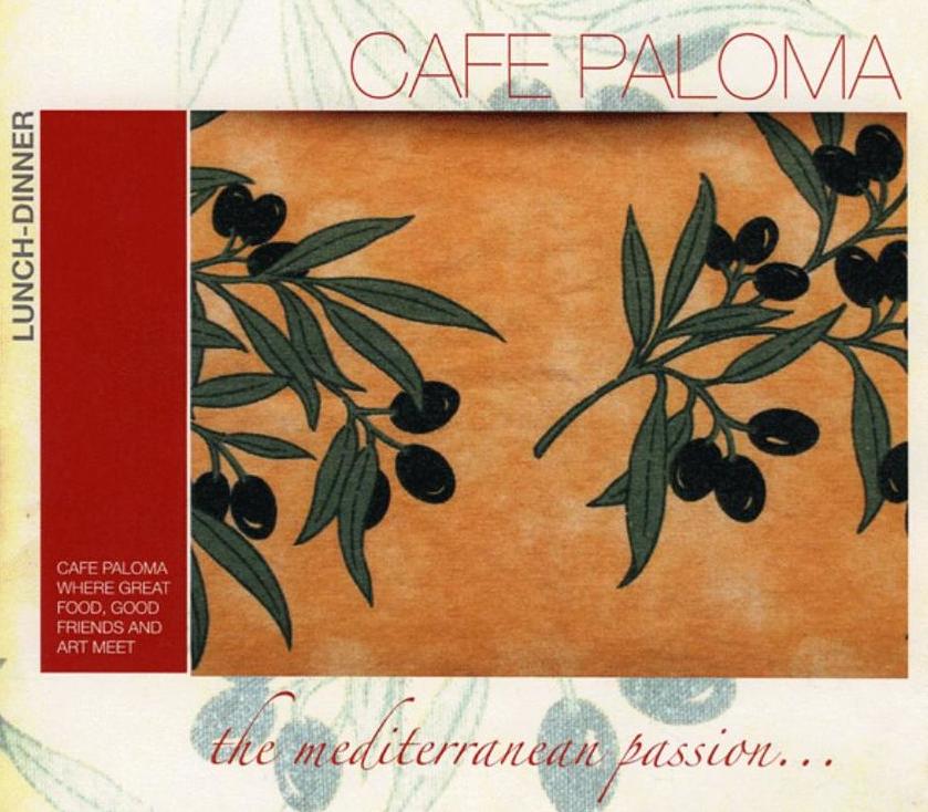 Menu for Cafe Paloma in Seattle, WA | Sirved