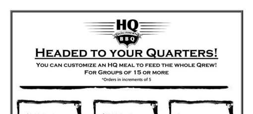HQ Southern BBQ Menu - Evansville, Wyoming | Sirved