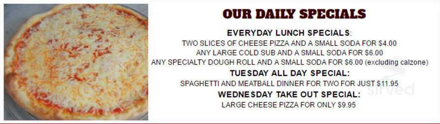 Roma Ristorante & Pizzeria menus in Sidney, New York, United States