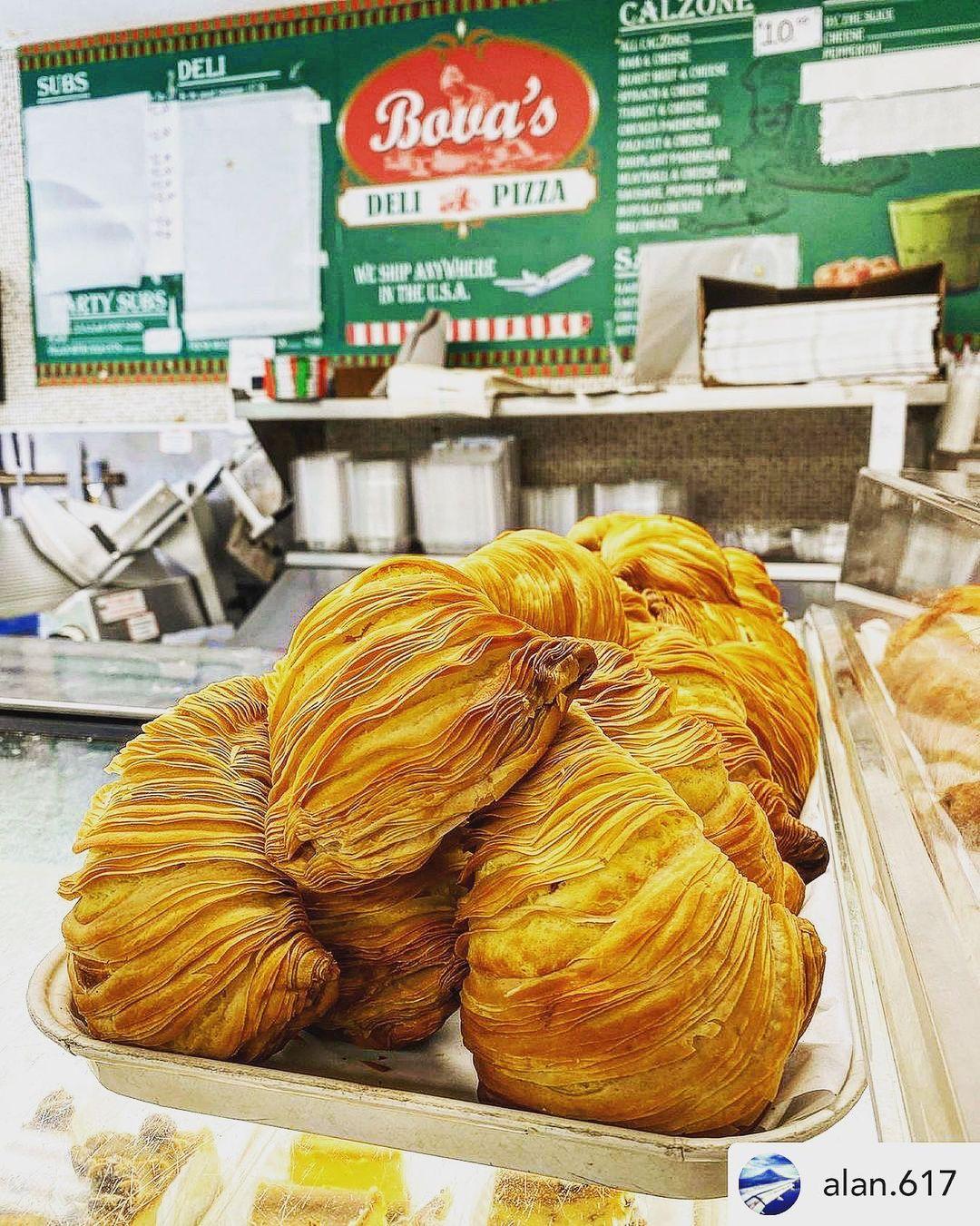 Bova's Bakery menu in Boston, Massachusetts, USA