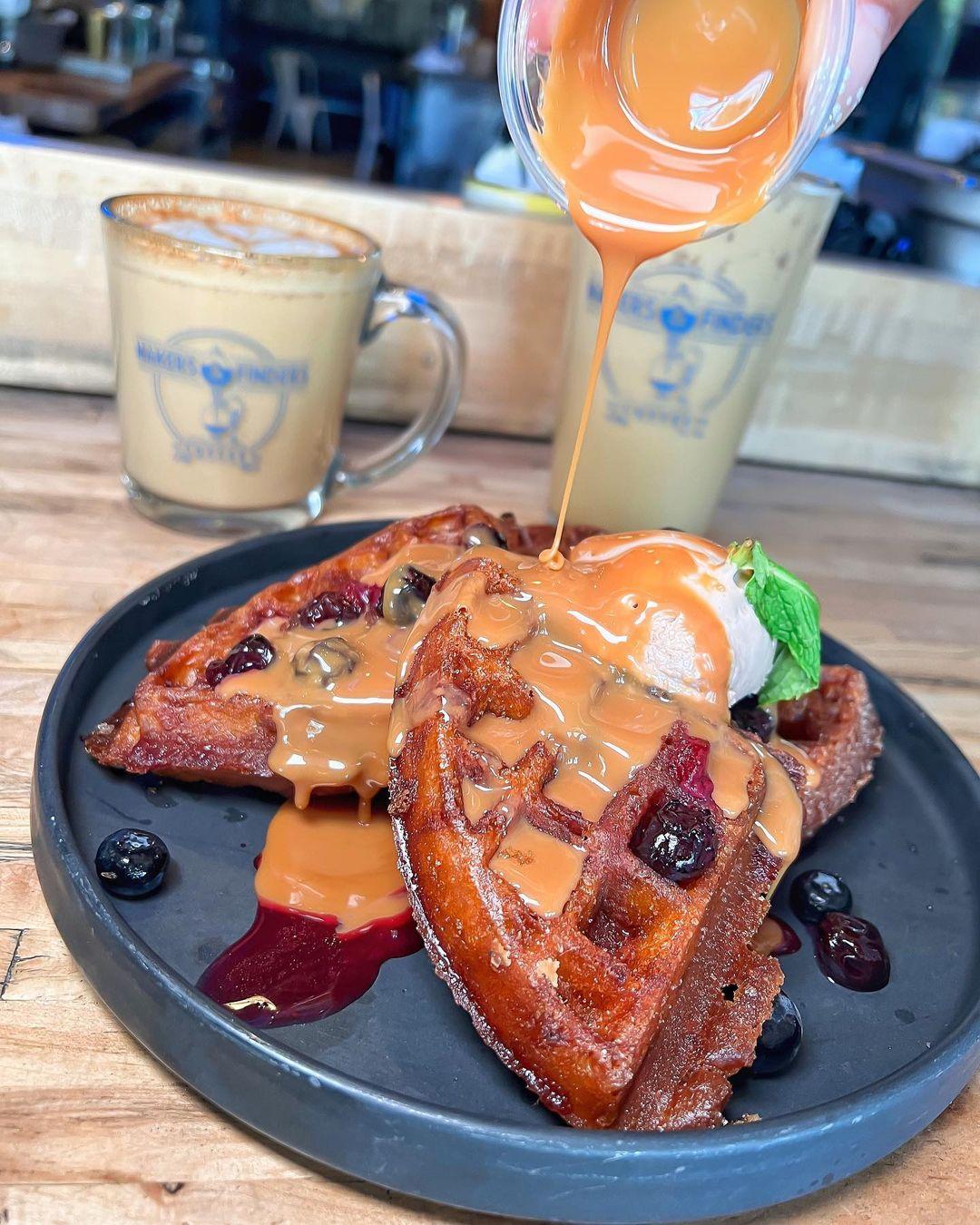 Makers & Finders menu in Las Vegas, Nevada, USA