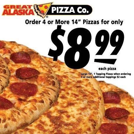 Great Alaska Pizza Co menus in Wasilla, Alaska, United States