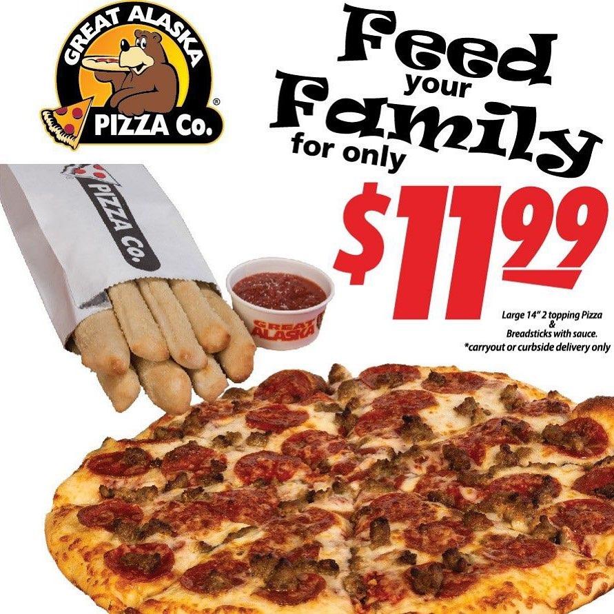 Great Alaska Pizza Co menus in Wasilla, Alaska, United States