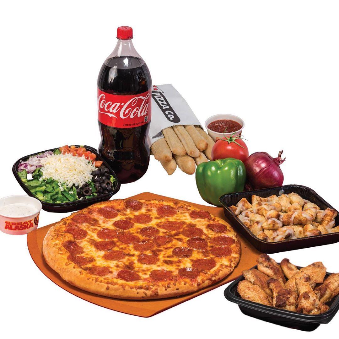Great Alaska Pizza Company menu in Anchorage, Alaska, USA