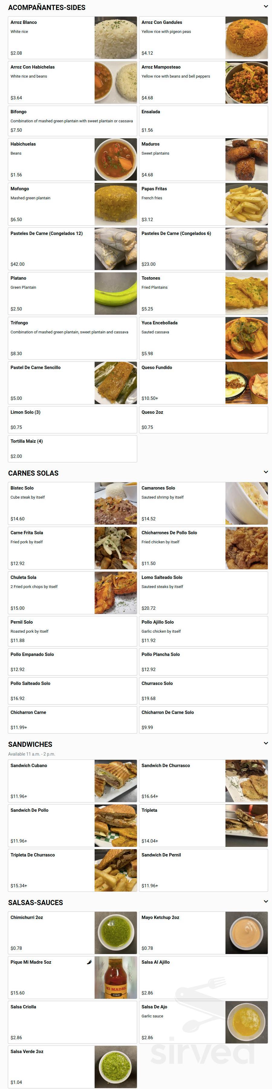 787 Restaurant & Bar menu in El Paso, Texas, USA