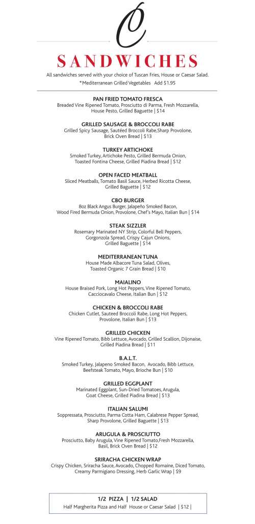 Cosimo's Pizza menu in Newburgh, New York, USA