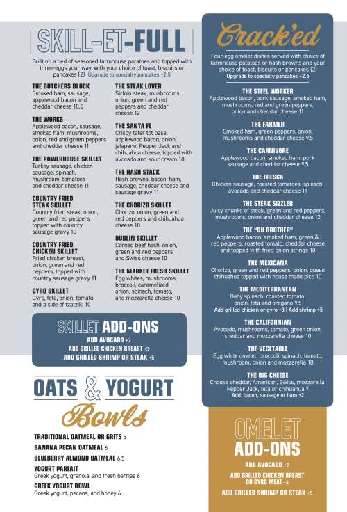 Brothers Breakfast & Lunch menu in Merrillville, Indiana, USA