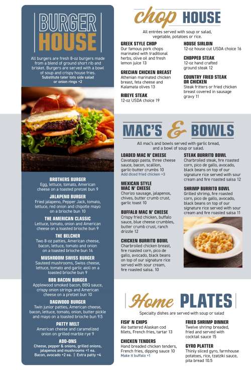 Brothers Breakfast & Lunch menu in Merrillville, Indiana, USA